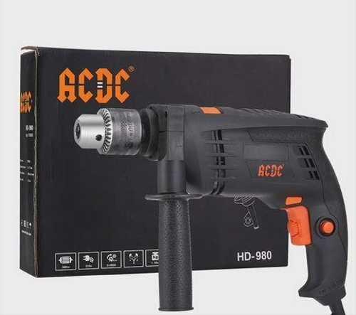 Дрель ударная AC DC HD-980 Вт