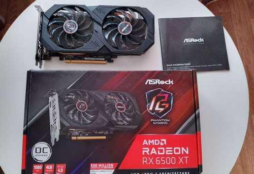 Видеокарта ASRok amd radeon rx 6500xt