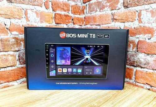 Android магнитола 2DIN 4+64Gb BOS-mini T8 4G+sim