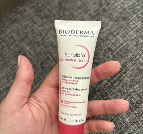 Bioderma sensibio defensive rich крем для лица