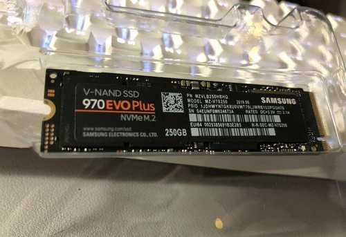 250 гб SSD M.2 накопитель Samsung 970 EVO Plus