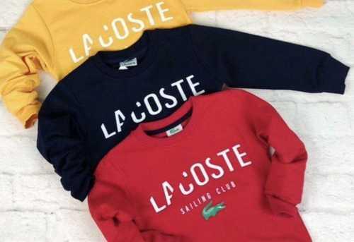 Свитер lacoste красный 98