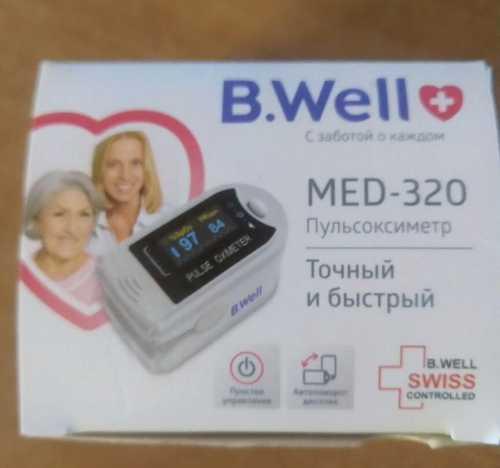 Пульсоксиметр на палец B.Well MED-320