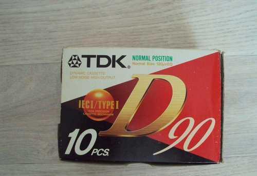 Аудиокассеты TDK FE 90