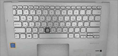 Топкейс для ноутбука asus X412UA без одной клавиши