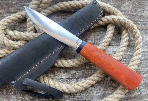 Якутский кованый нож с долом из стали х12мф