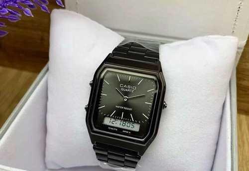 Мужские часы Casio Black (Водонепроницаемые)