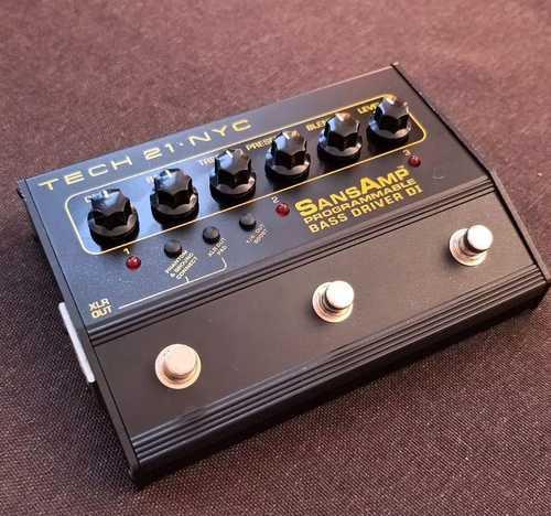 Tech 21 Sansamp Programmable Bass Driver DI