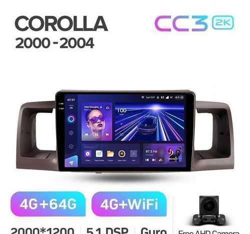 Магнитола Toyota Corolla 120 CC3 2K 4/64