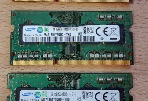 Оперативная память so-dimm Samsung