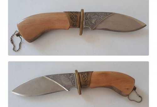 Новый Нож охотничий шкуросьемный подарочный