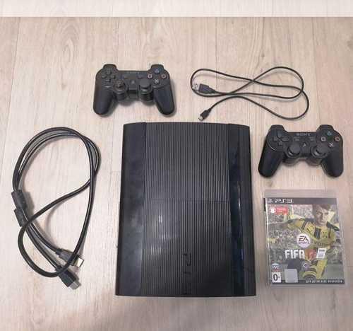 Sony Playstation PS3 Slim 500гб HEN