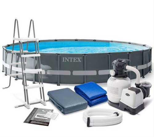 Каркасный бассейн Intex 610х122 см