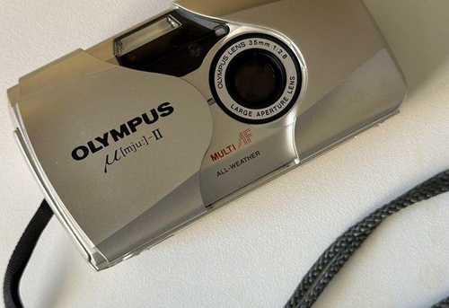 Компактный фотоаппарат olympus Mju-II