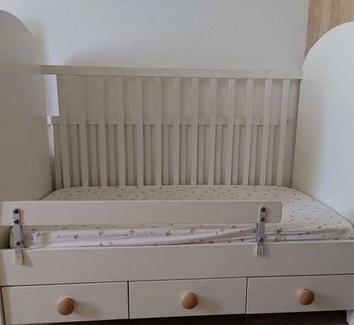 Детская кровать IKEA gonatt 120x60