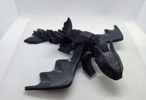 Дракон подвижный, 3D печать