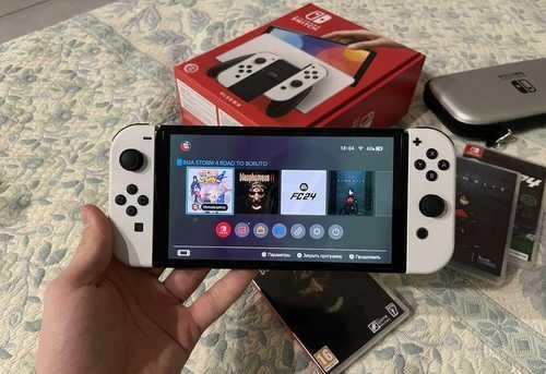 Nintendo switch oled с играми