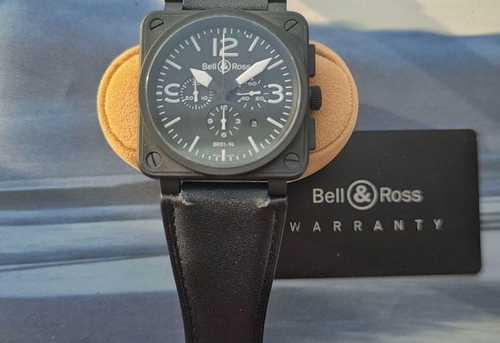 Часы Bell & Ross BR 01-94 Chronographe Black Steel