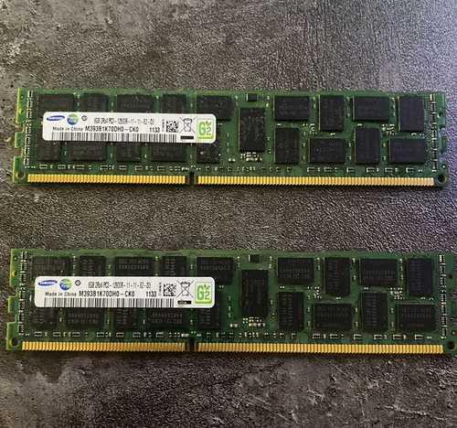 Оперативная память samsung 8gbх2 DDR3 1600 Мгц