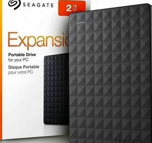 Внешний портативный жесткий диск Seagate 2TB