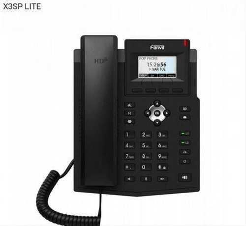 IP-телефон Fanvil X3SP lite SIP Чёрный, X3SP lite