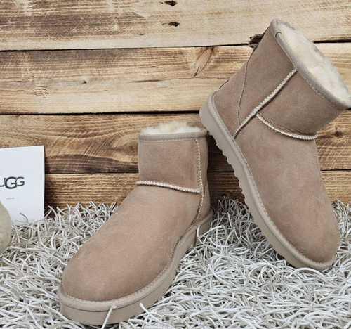 Угги Ugg Classic Mini II Sand женские оригинал