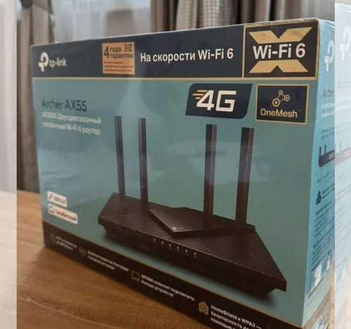 Wifi роутер tp link archer ax55