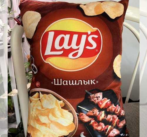 Мягкая игрушка подушка Чипсы Lays