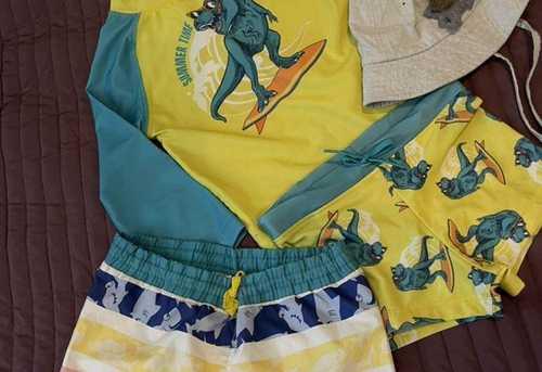Пляжный комплект одежды для мальчика 98-104