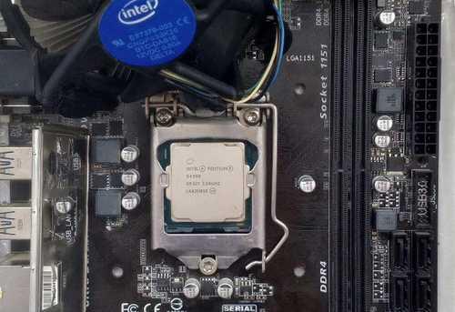 Gigabyte GA-B150M-D2V LGA 1151 + G4560 + Кулер