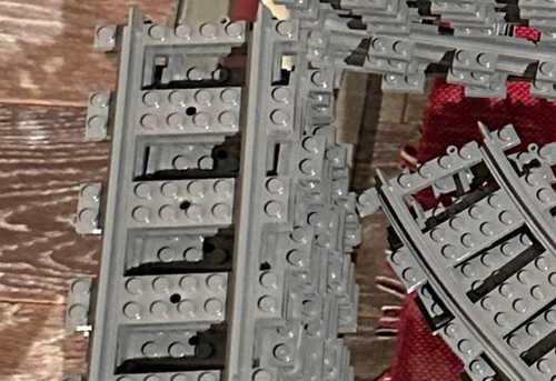 Прямые рельсы lego