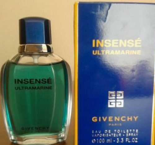 Givenchy insense ultramarine, винтажные духи 100 m