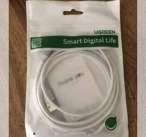 Кбель ugreen USB 2.0A/micro USB (2 метра)