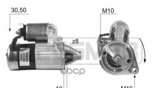 Стартер mitsubishi carisma 220474 Era