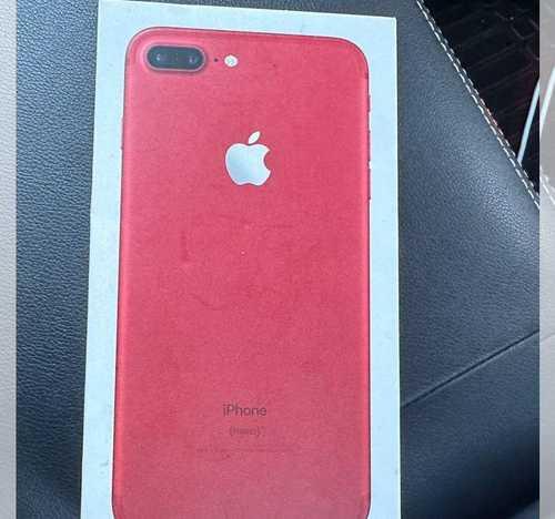 Коробка от iPhone 7 plus red