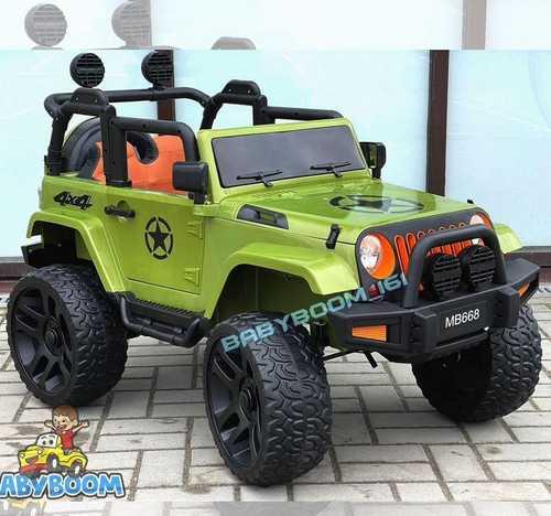 Детский электромобиль jeep wrangler 668