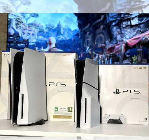 Sony playstation 5 slim с дисководом