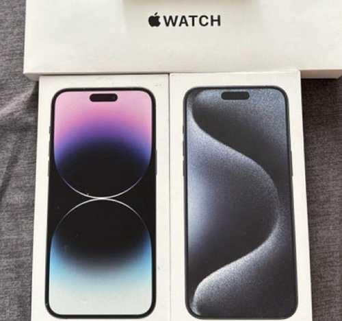 Коробка от iPhone, Apple Watch, Air Pods