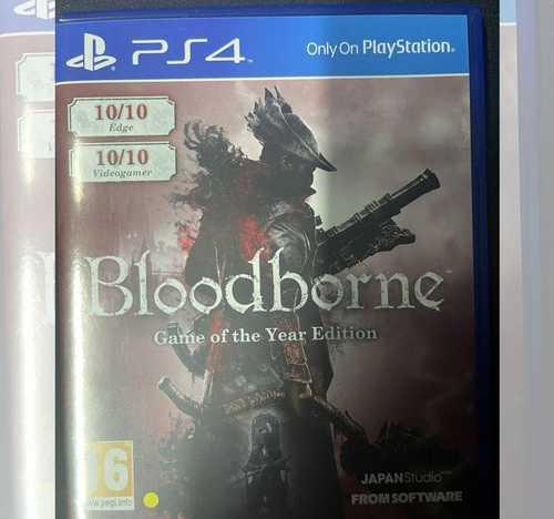 Bloodborne game of the year edition ps4 диск