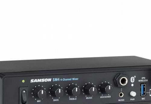 Микшер с блютуз Samson SM4. Новый, в наличии