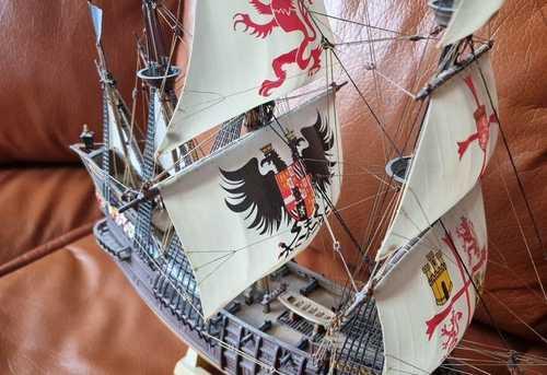 Собранная модель корабля Spanish Galleon 1607