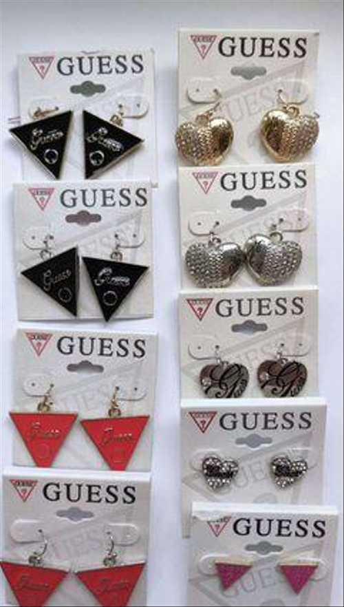 Серьги guess