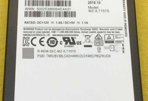 SSD Samsung PM1643 15.36 Тб MZ-ILT15T0