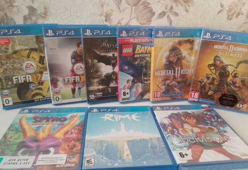 PS4 Fifa/ Batman/ MK 11/ Spyro/ Rime/ indivisible