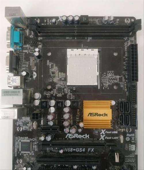 Материнская плата Asrock N68-Gs4 fx