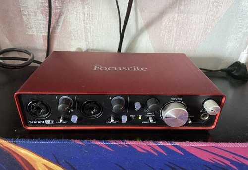 Звуковая карта focusrite scarlett 2i4 2gen