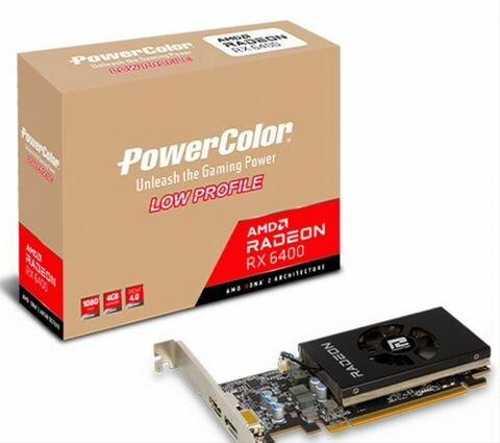 Видеокарта PowerColor RX6400 Low Profile (axrx 640