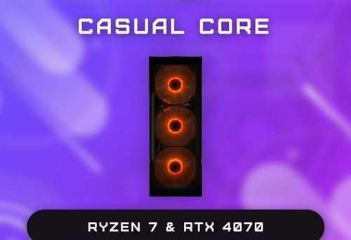 «casual core» пк Ryzen 7\RTX 4070\16гб RAM