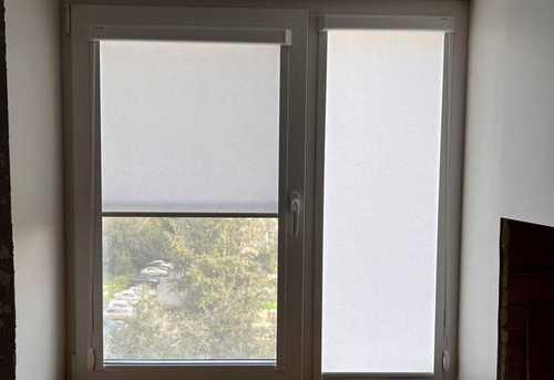 Рулонные шторы на проём окна