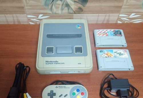 Nintendo Super Famicom с картриджами
